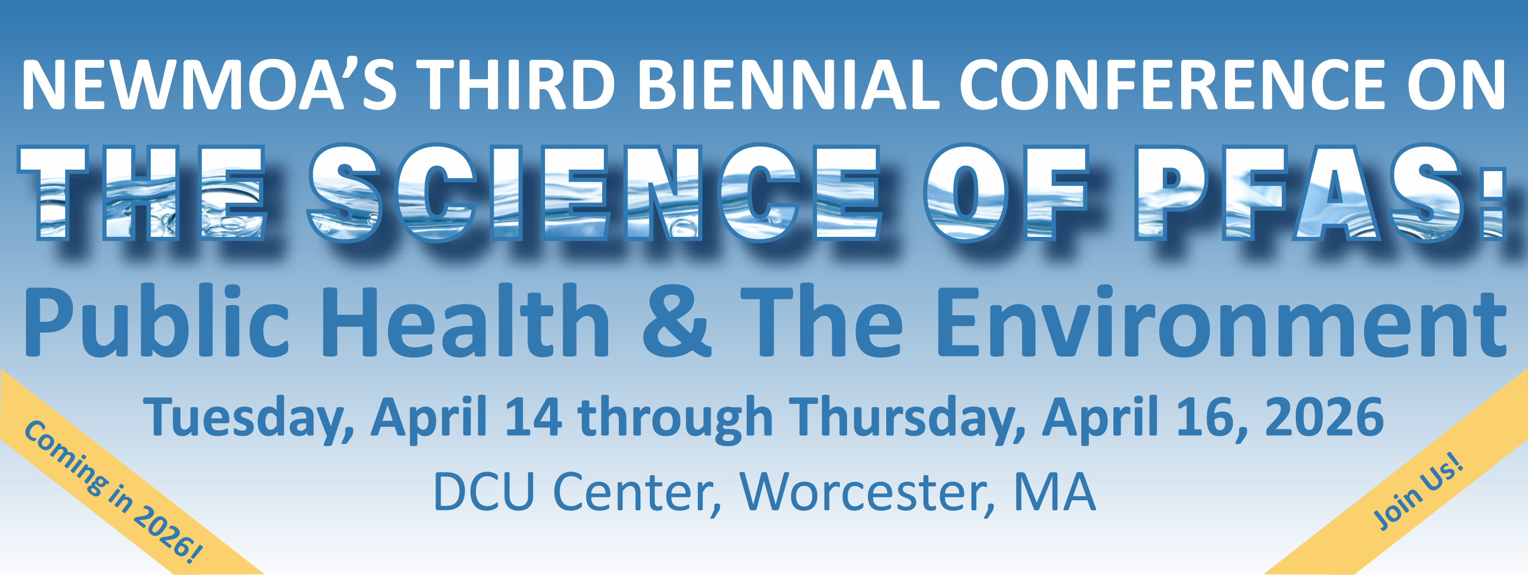 NEWMOA's Third Biennial Conference on The Science of PFAS: Public Health & The Environment